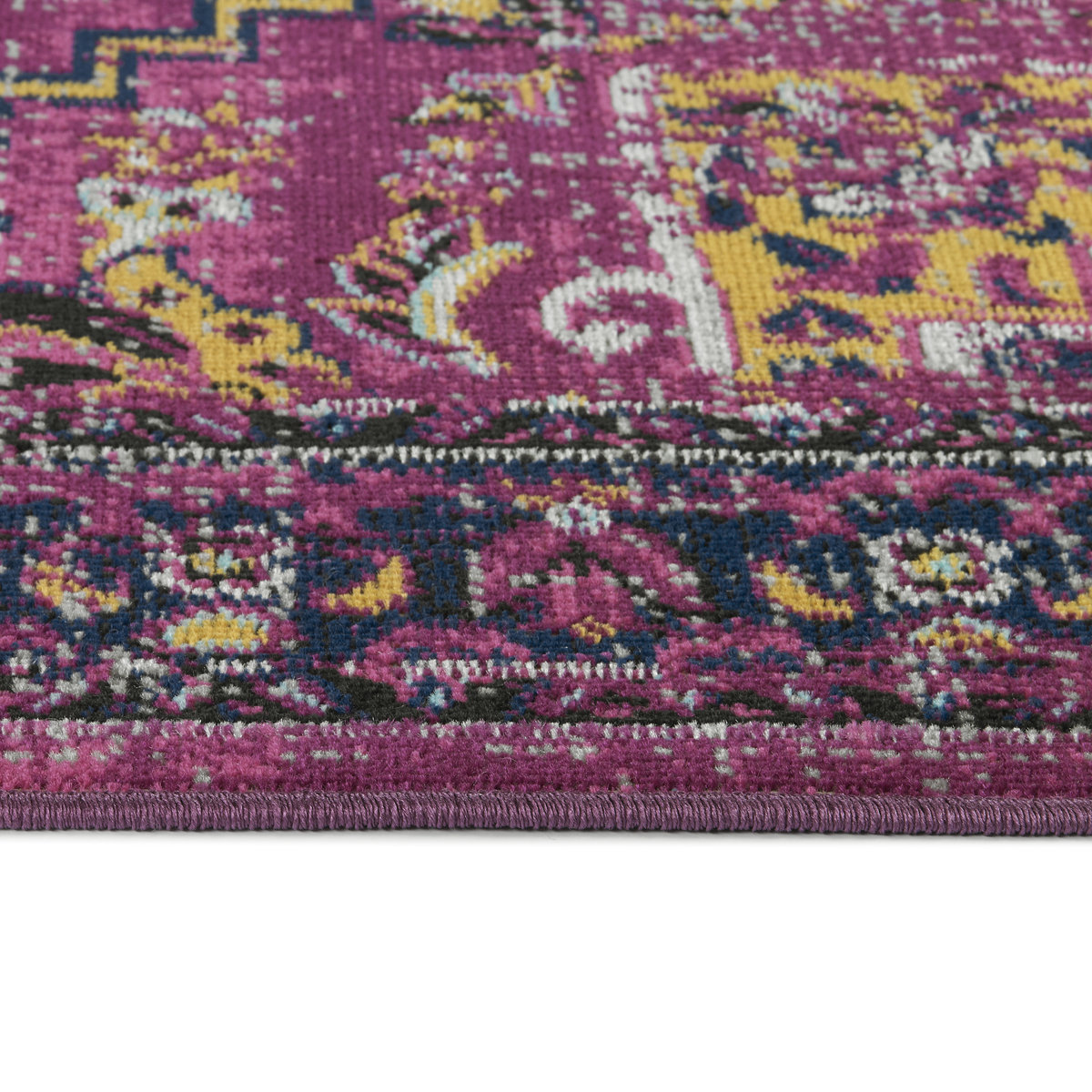 Bungalow Rose Atherton Pink/Navy Indoor/Outdoor Area Rug & Reviews ...