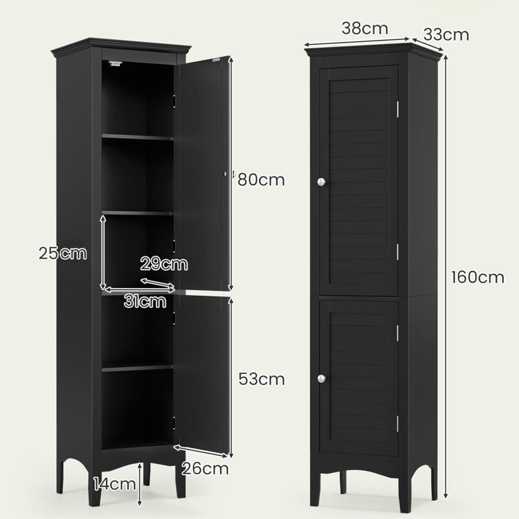 ClassicLiving Faucette Freestanding Bathroom Cabinet | Wayfair.co.uk