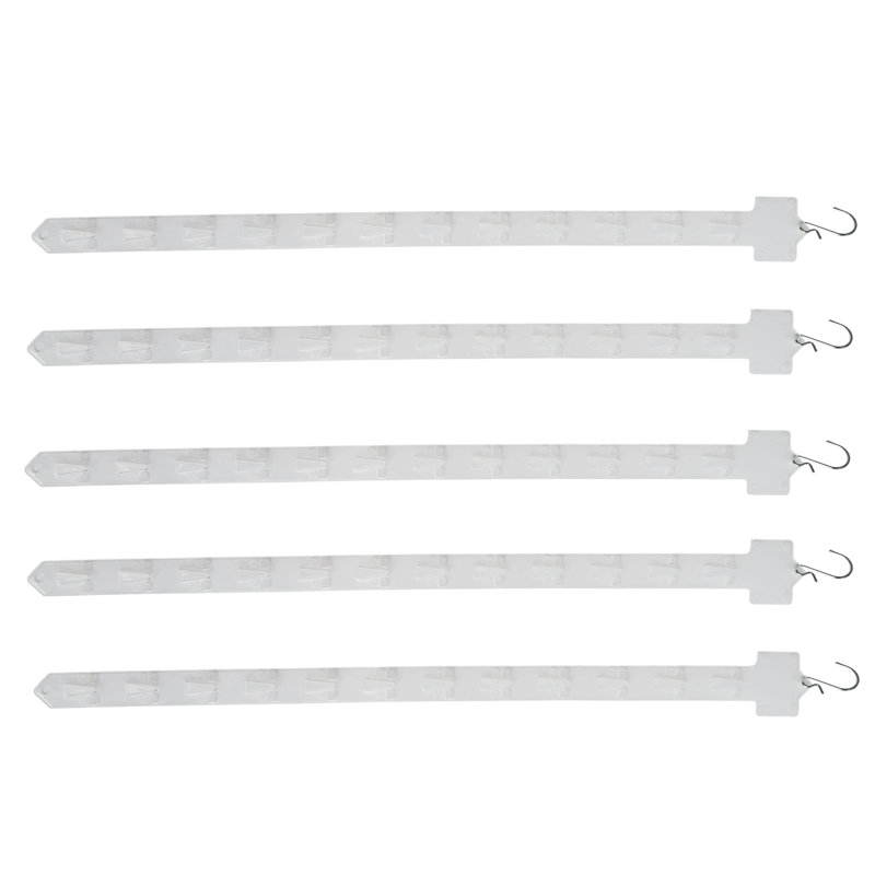 FixtureDisplays 5 Pieces Hanging Merchandising Strip Display Plastic ...