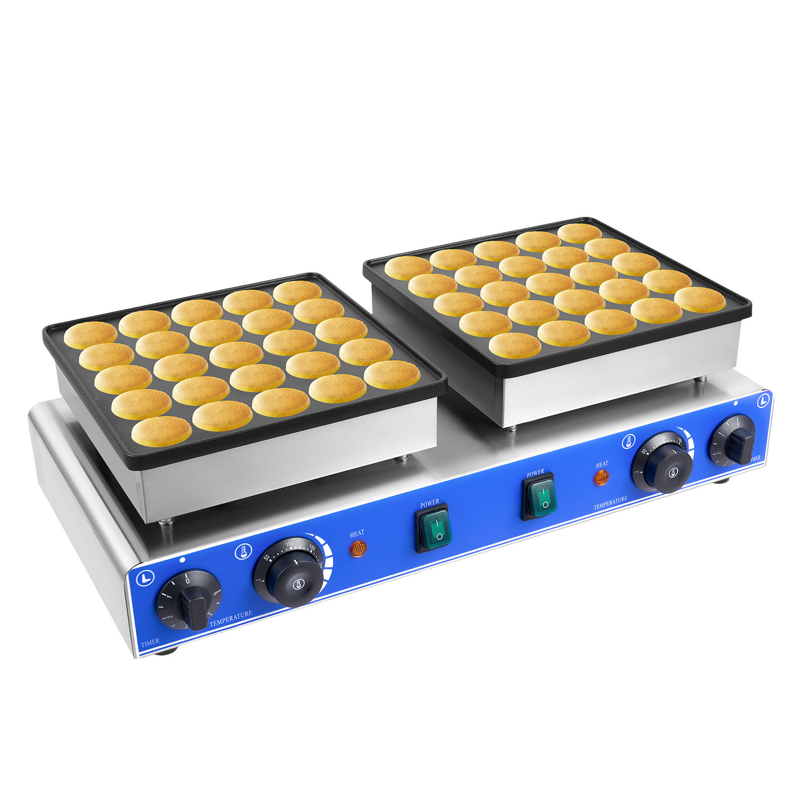 JOYDING Stainless Steel Dutch Pancake Maker Nonstick 50pcs Pancakes ...