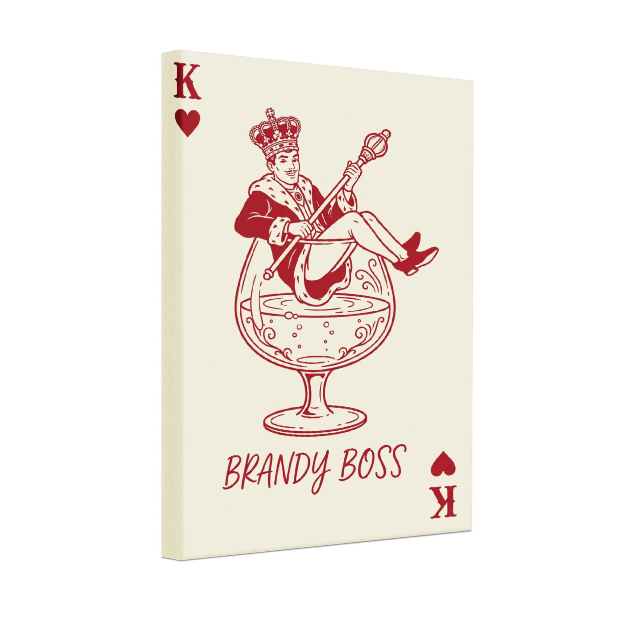 Astoria Grand Fashion King In Glass With Brandy And Crown - Wayfair Canada