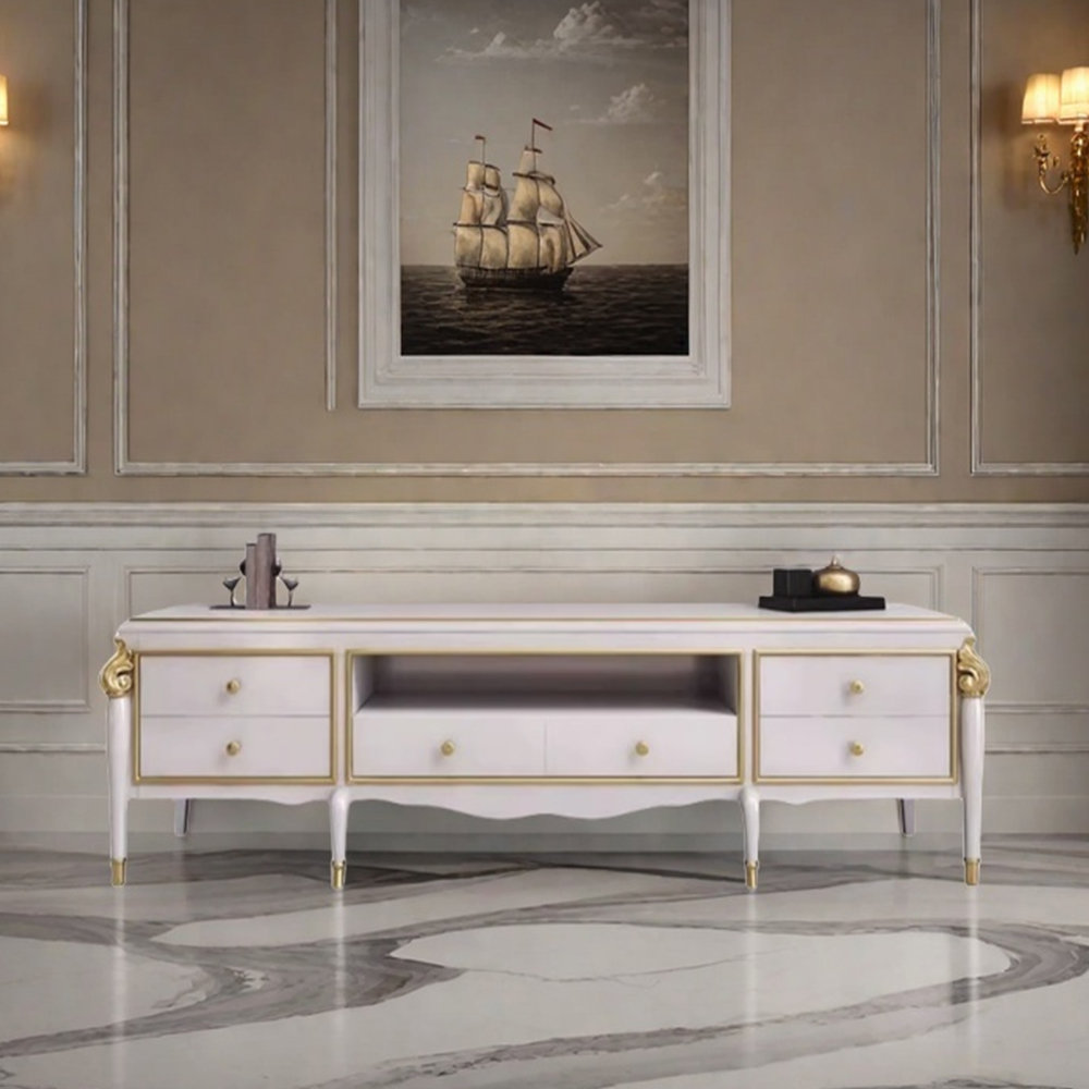 Wu's StylishVault Light luxury high-end design sense TV cabinet | Wayfair