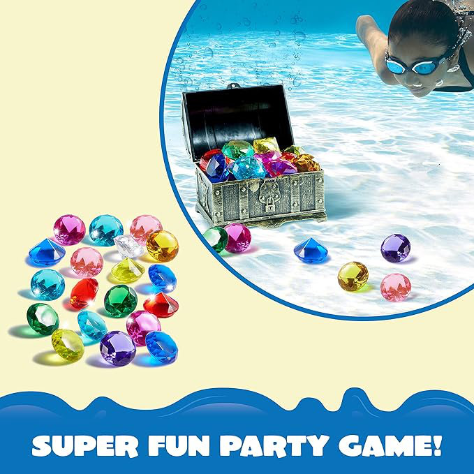 Sloosh 16Pcs Underwater Gem Pool Toys & Inflatables | Wayfair