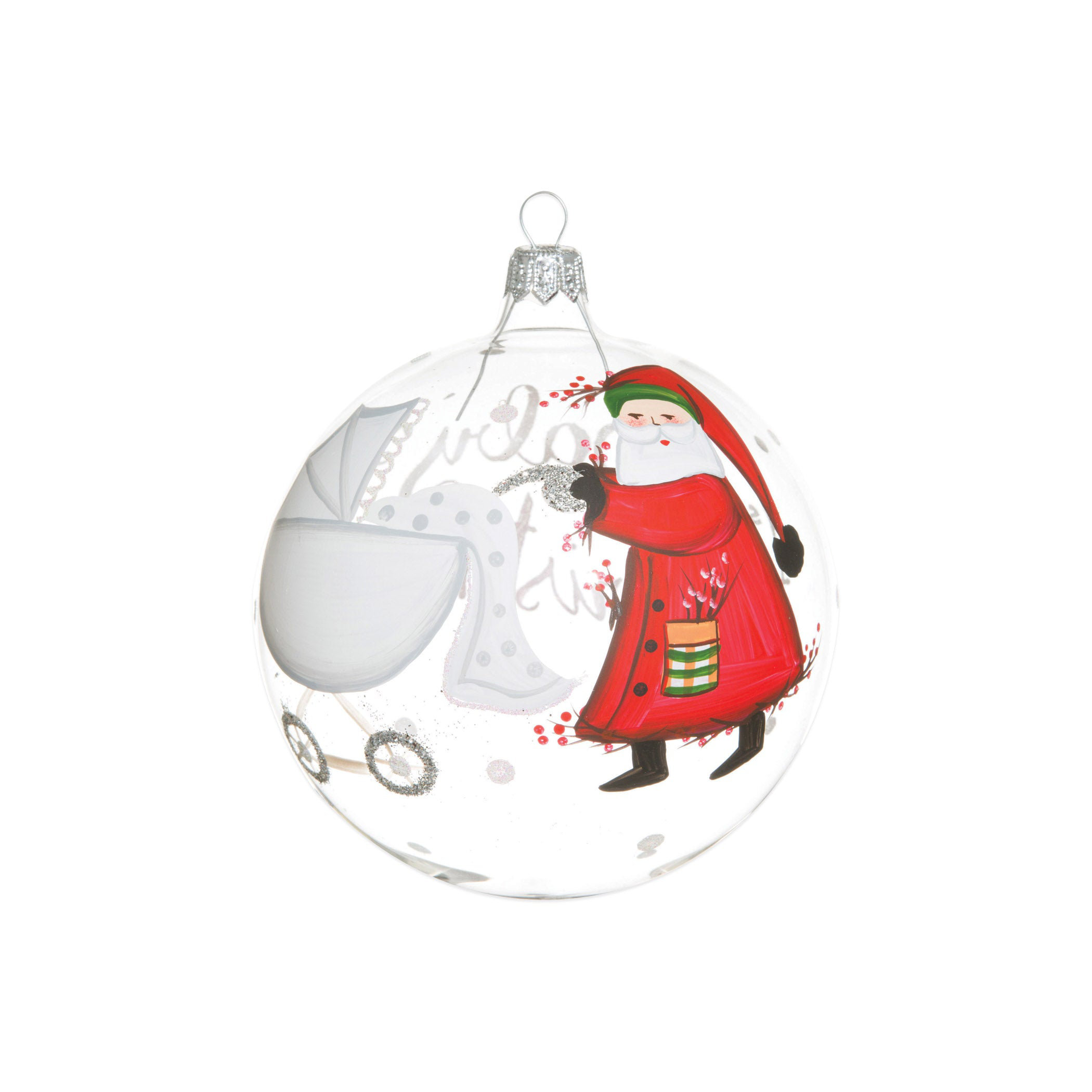 VIETRI Old St. Nick Baby's First Christmas Ornament & Reviews | Wayfair
