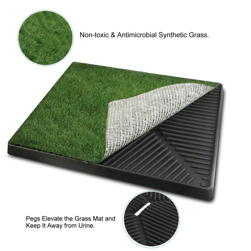 iMounTEK Training Artificial Grass Dog Potty Training Mat & Reviews ...