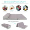 Best Choice Products 4in Thick Folding Portable Mattress Topper w ...
