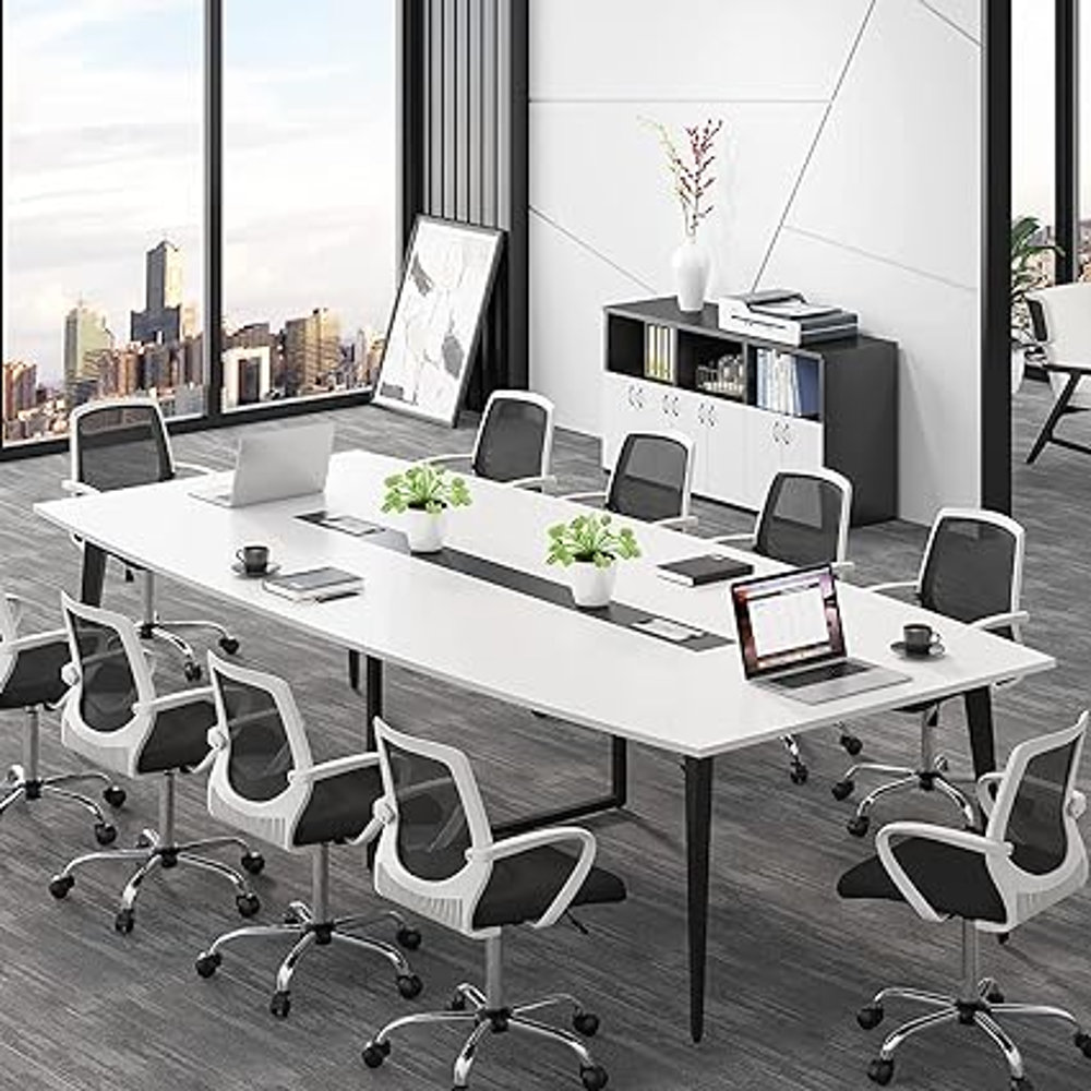 Inbox Zero Makalyn 47.21'' Boat Shaped Conference Table | Wayfair