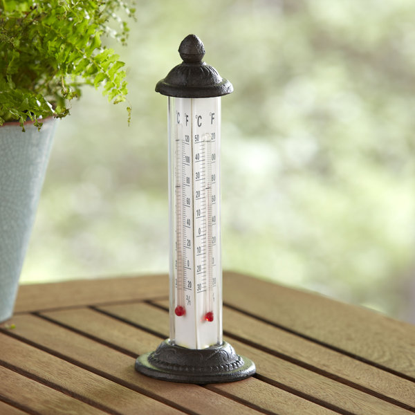 Birch Lane™ 8'' Outdoor Thermometer | Wayfair