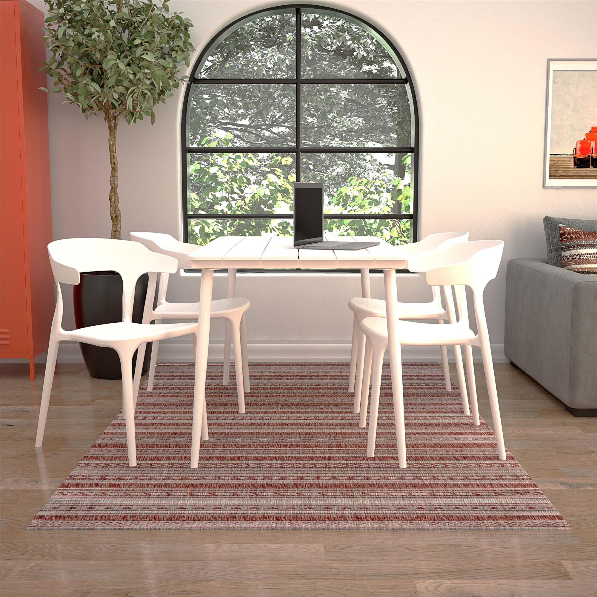 Novogratz Felix 4 - Person Rectangular Outdoor Dining Set & Reviews | Wayfair