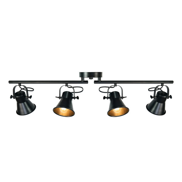 Audia 37'' 4 -Light Track Kit Track Lighting Fixtures Ceiling Track ...