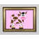 Ivy Bronx Funny Cow With Hair Pink Framed Print | Wayfair.co.uk