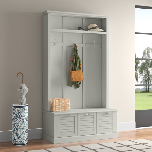 Gray Hall Trees You'll Love | Wayfair