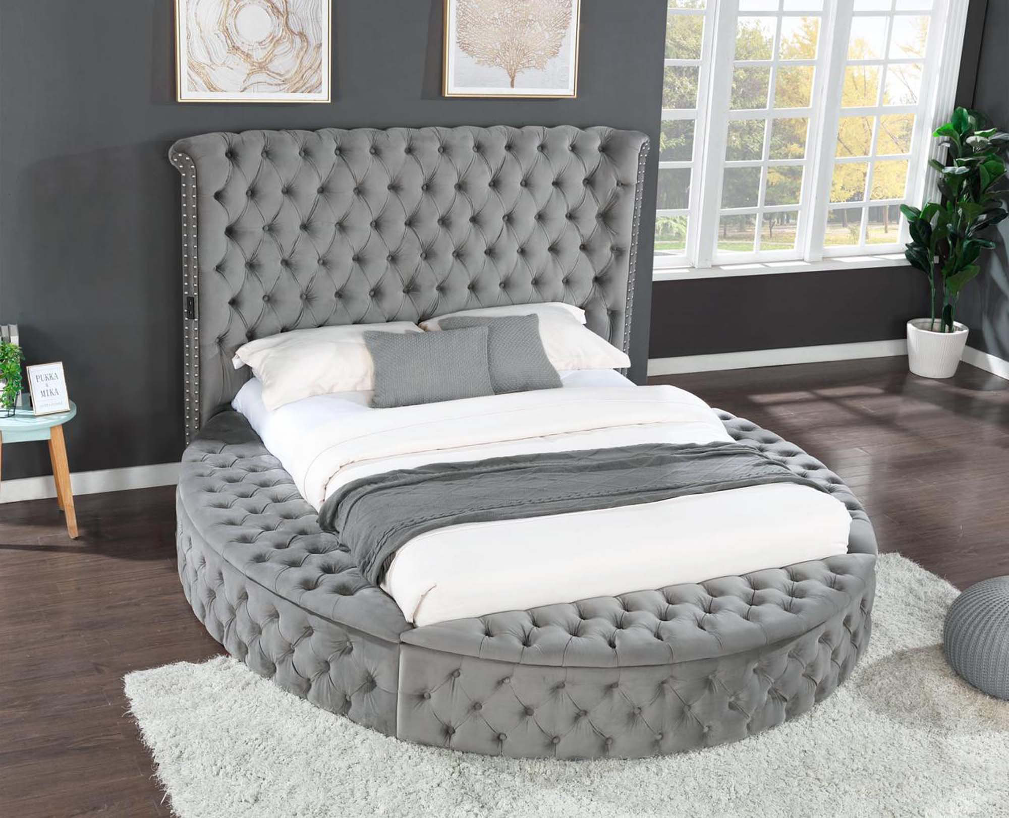 Everly Quinn Tufted Storage Bed Made With Wood(Only Bed) - Wayfair Canada