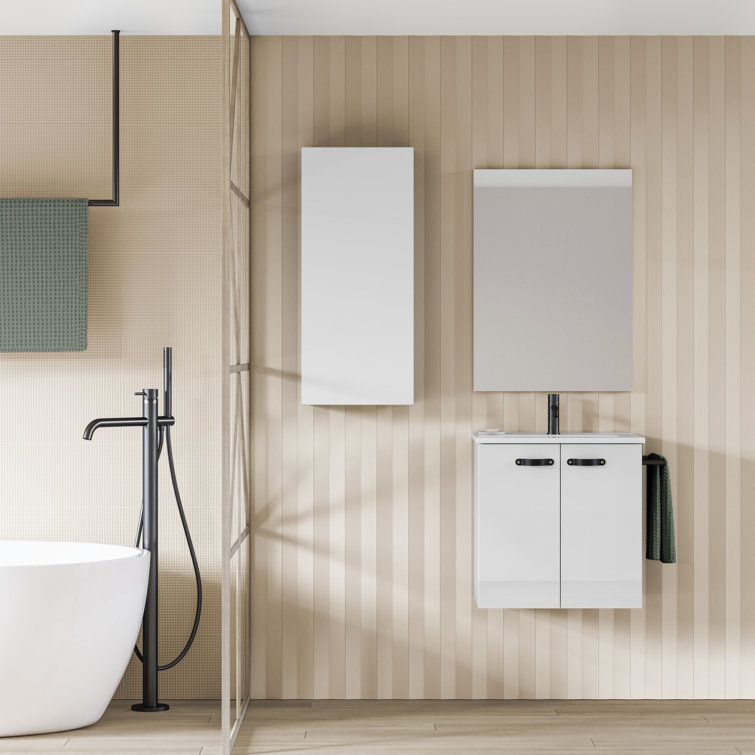 17 Stories Jazlin Vanity & Mirror Set | Wayfair.co.uk