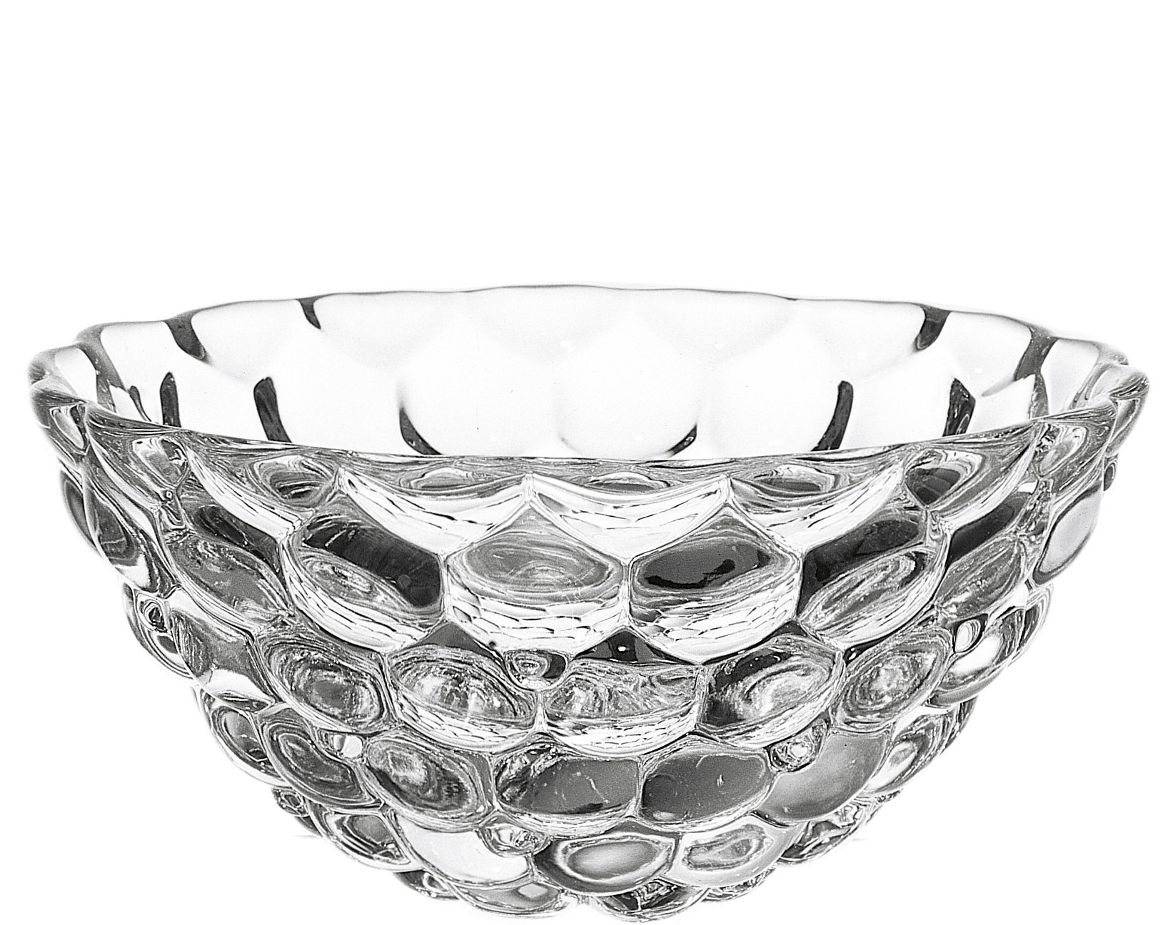 Orrefors Raspberry Crystal Glam Decorative Bowl in Clear & Reviews ...