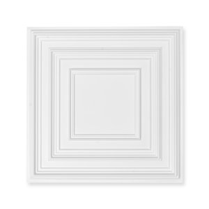 VEVOR Ceiling Tiles 12-Pack 24 x 24 in PVC Easy Installation White Peg ...