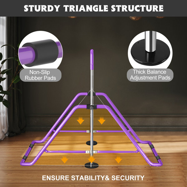 JTANGL Expandable Gymnastics Bars, Adjustable Height Gymnastic ...