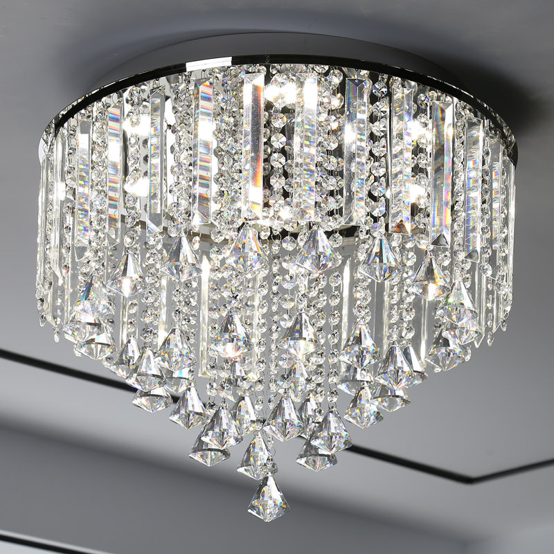 Everly Quinn Catuy 6 - Light Dimmable LED Geometric Chandelier | Wayfair