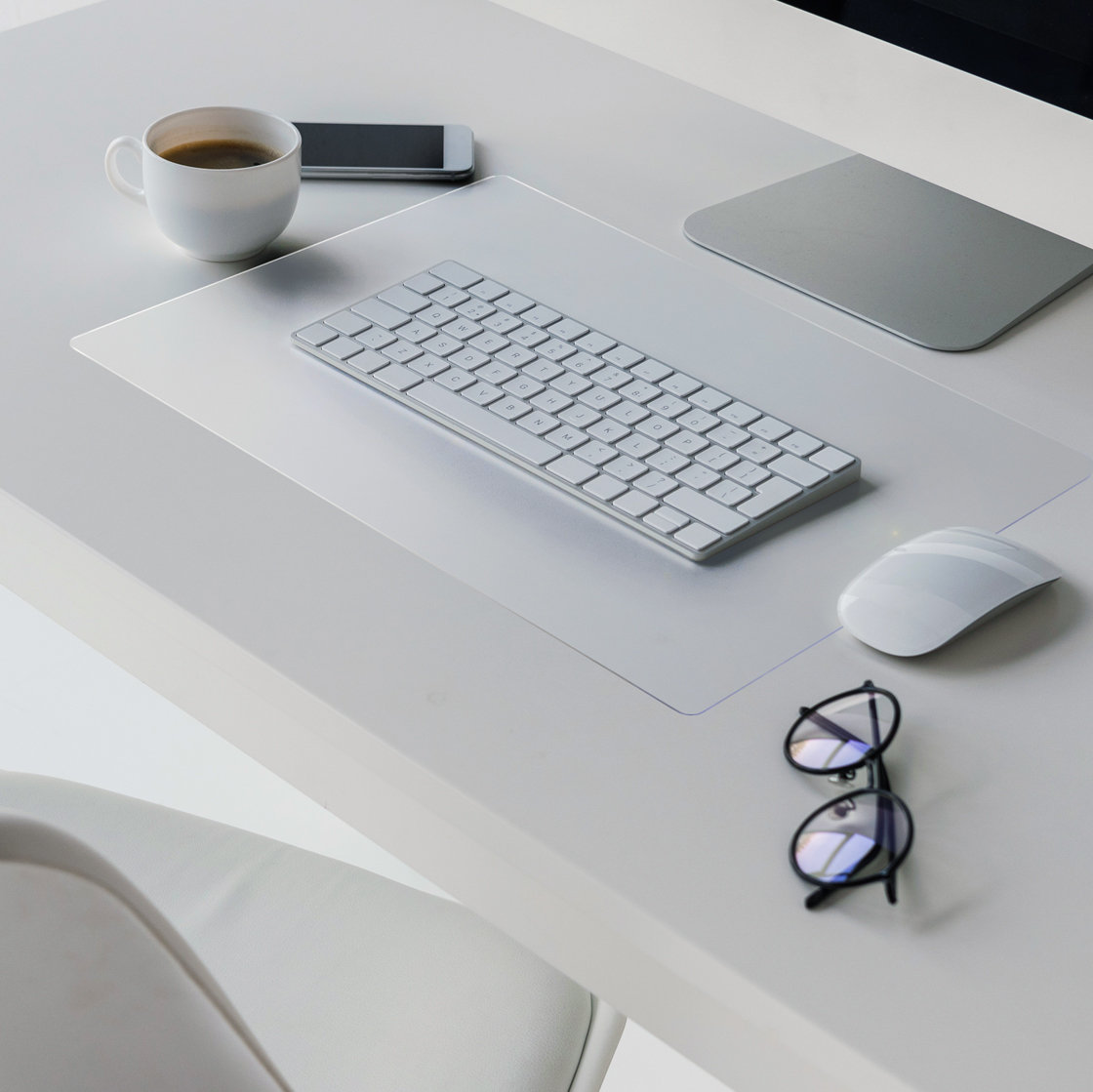 Symple Stuff Desktex Anti-Static Vinyl Rectangular Desk Pad - 20" x 36 ...