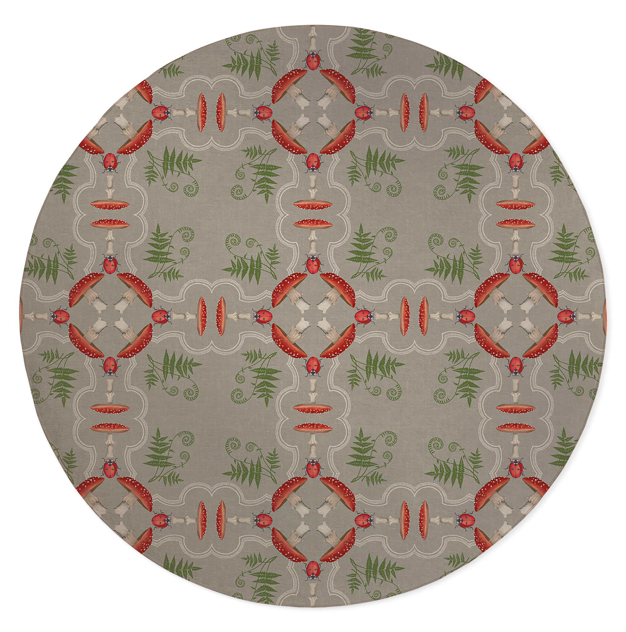KAVKA DESIGNS Straight Round Chair Mat | Wayfair