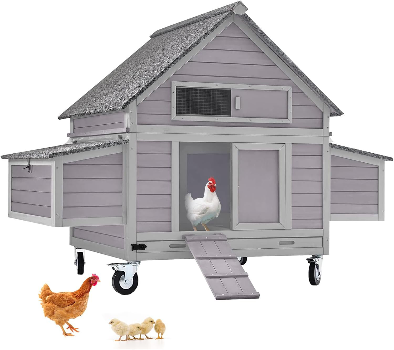 Blue Elephant Chicken Coop with Nesting Box For Up To 4 Chickens ...
