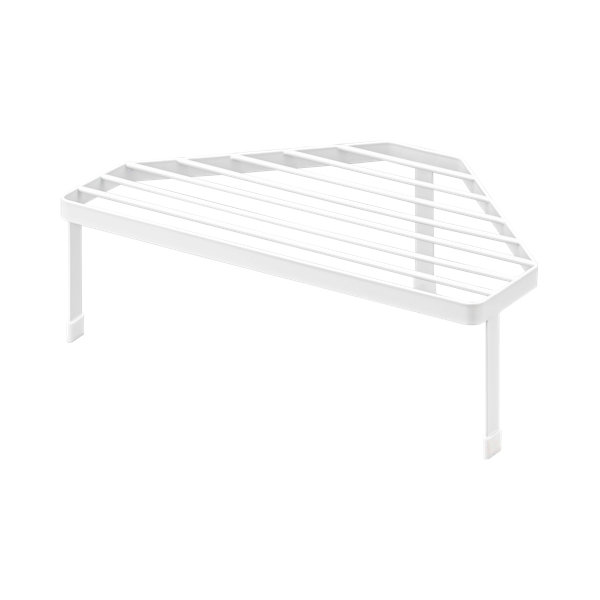 Yamazaki USA Yamazaki Home Kitchen Range Stove Top Rack Corner Riser ...