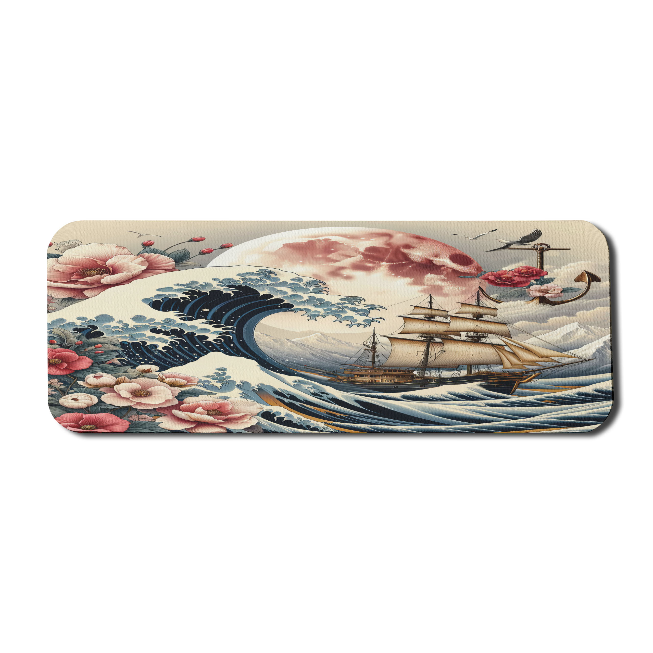 Charlton Home® Demetrial Rubber Desk Pad | Wayfair