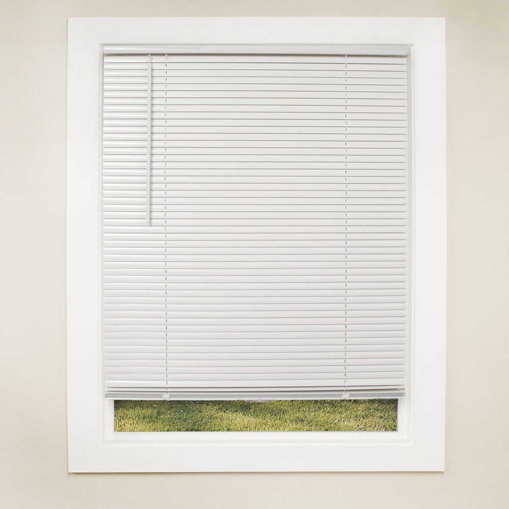 Symple Stuff Blackout 1-inch Aluminum Horizontal/Venetian Blinds ...