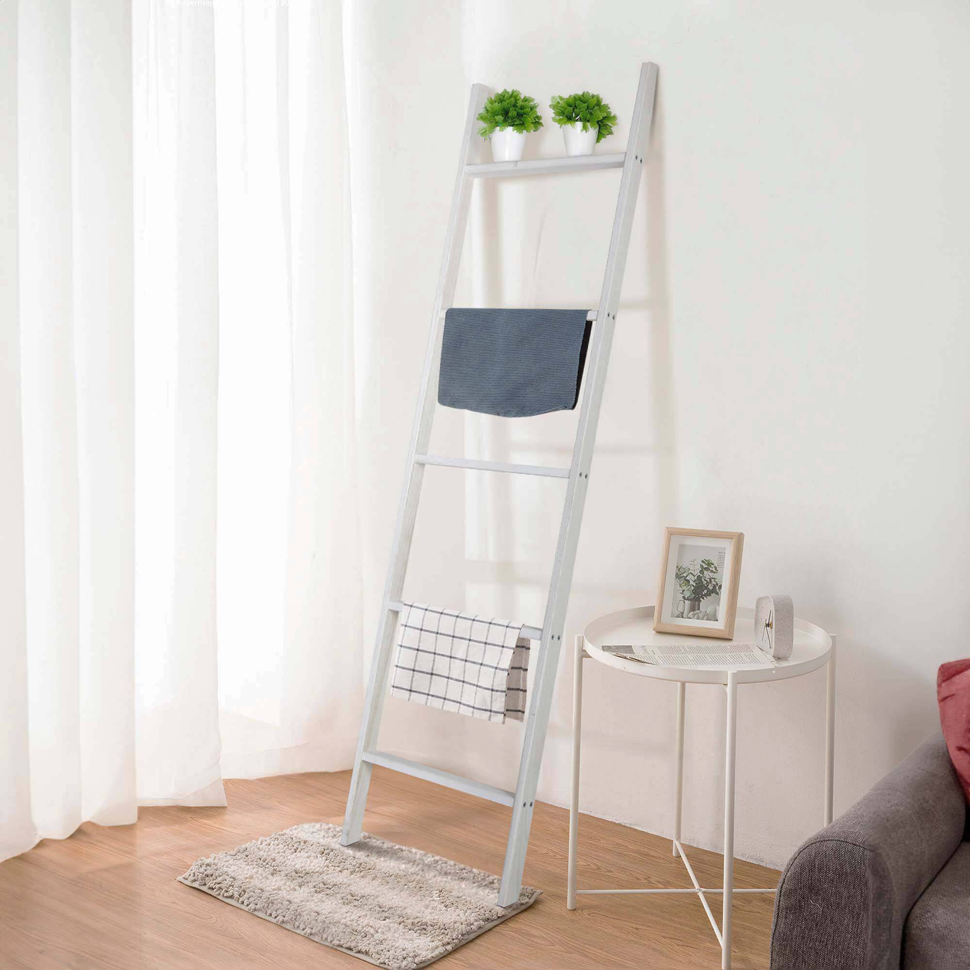 Ebern Designs 65'' Tall Blanket Ladder | Wayfair