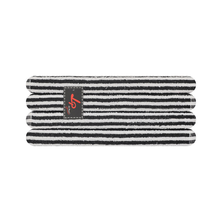 La Pearl Cotton Stripe Jacquard Tea Towel Kitchen Towel | Wayfair.co.uk