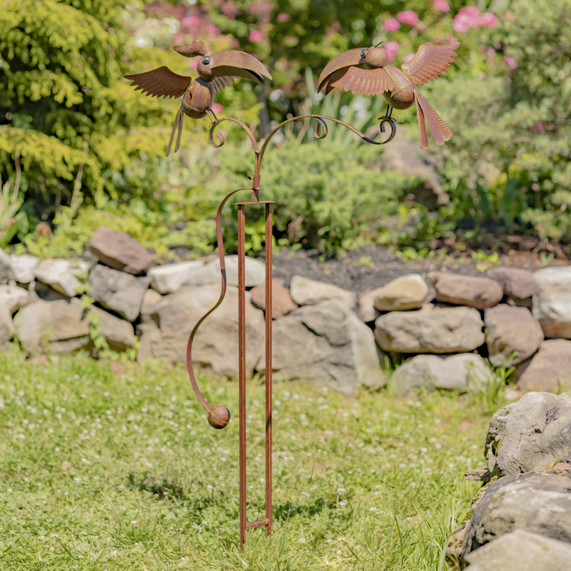 Arlmont & Co. Kerstein Bram and Bran Two Crows Balance Garden Stake ...