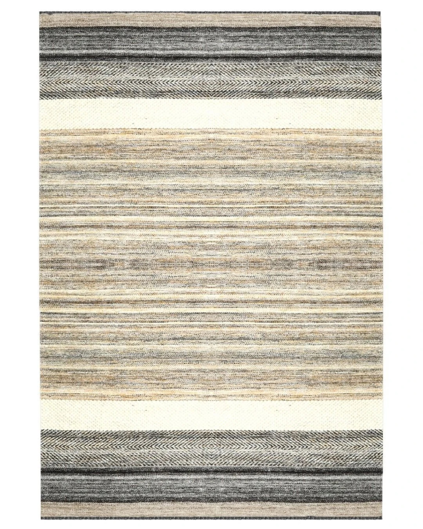 Foundry Select Cieanna Striped Cream Machine Woven Cotton Polyester ...