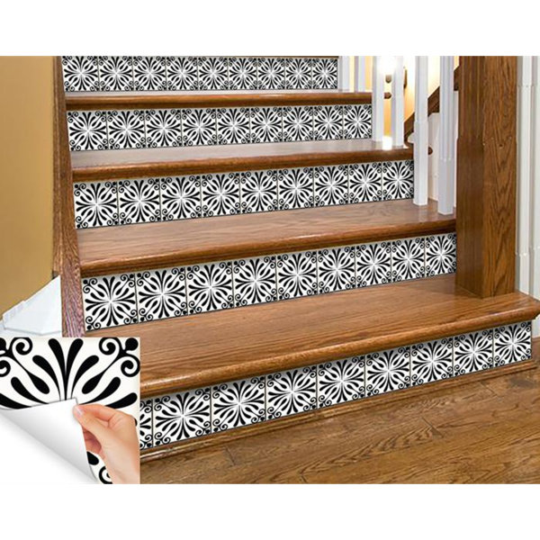 HomeRoots 7" x 7" Vinyl Peel & Stick Field Tile | Wayfair