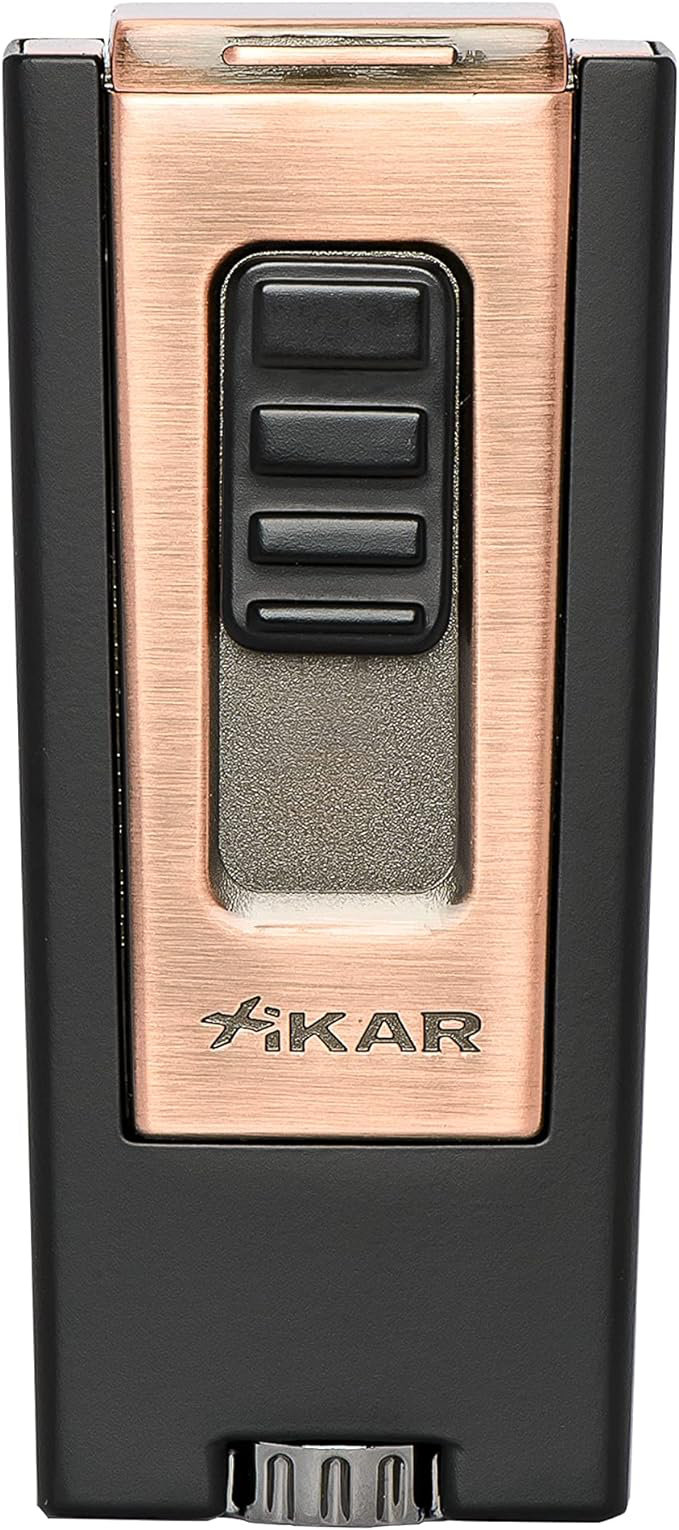 Xikar Trezo Lighter, Inline Triple Jet Flame, Gunmetal - Wayfair Canada