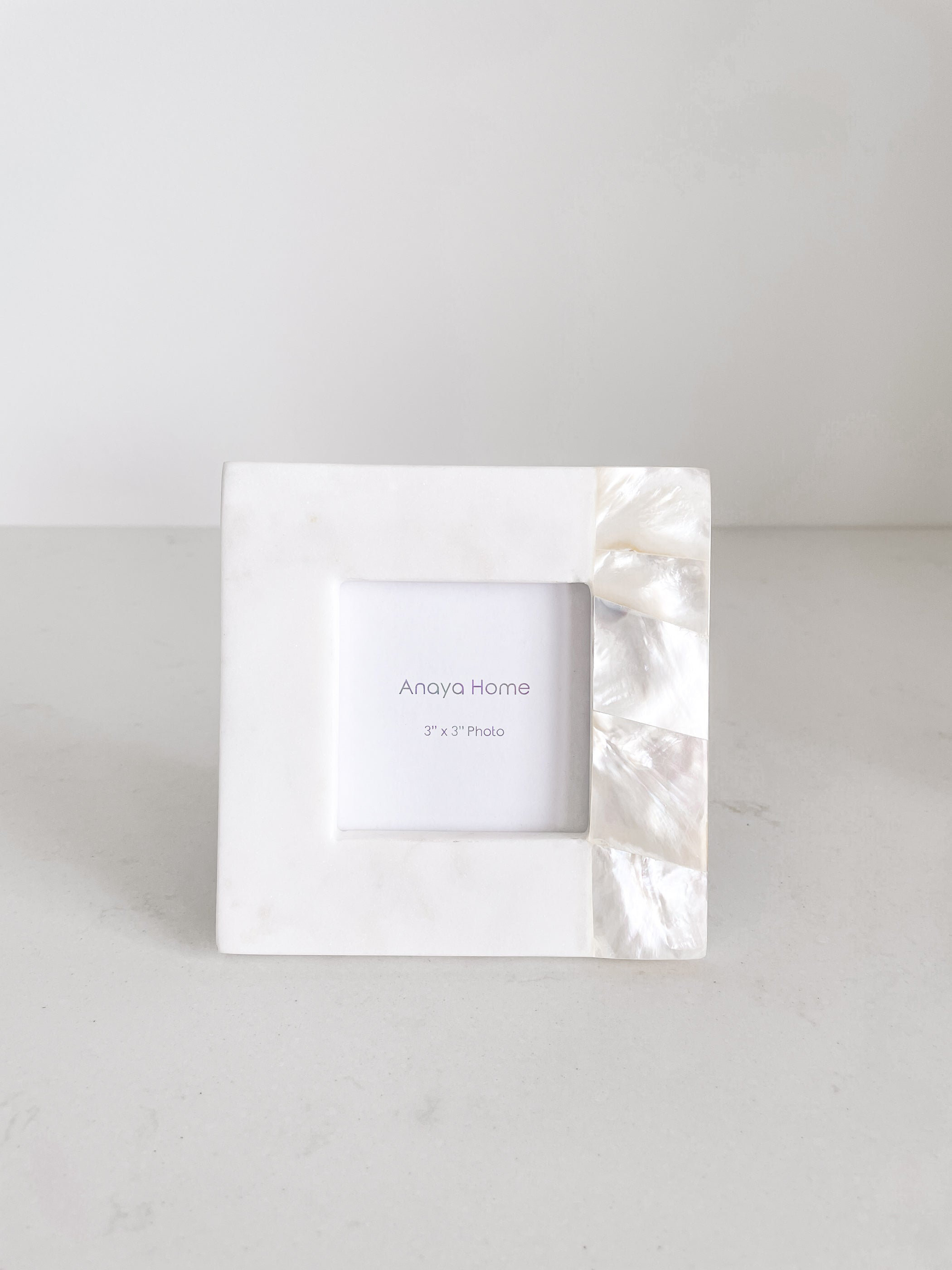 Anaya Mother Of Pearl Marble Picture Frame | Wayfair