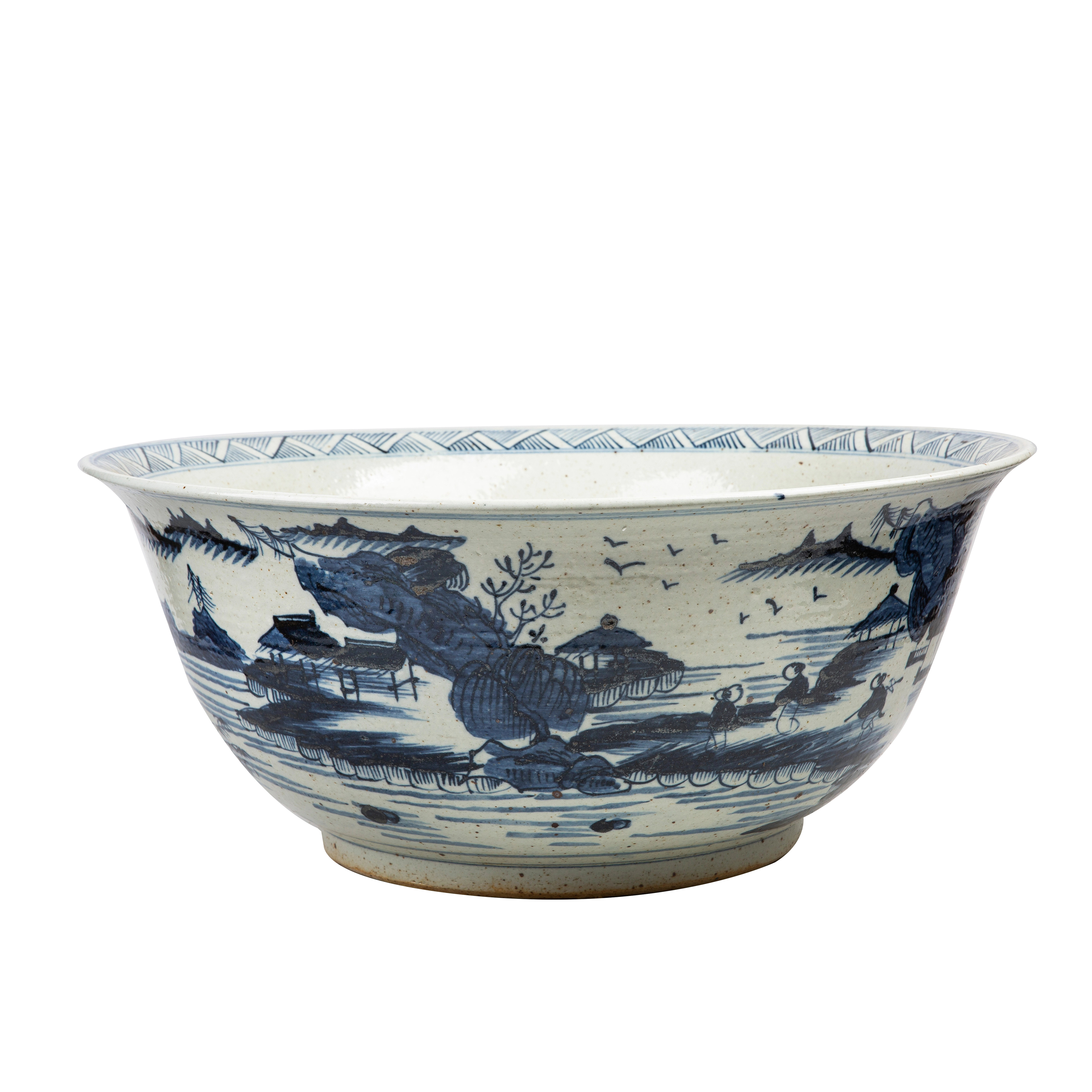 Legend of Asia Porcelain Global Inspired Decorative Bowl in Blue/White ...