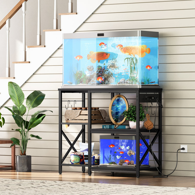 Tucker Murphy Pet™ Habbe 20-29-37 Gallon Aquarium Stand Fish Tank Stand ...