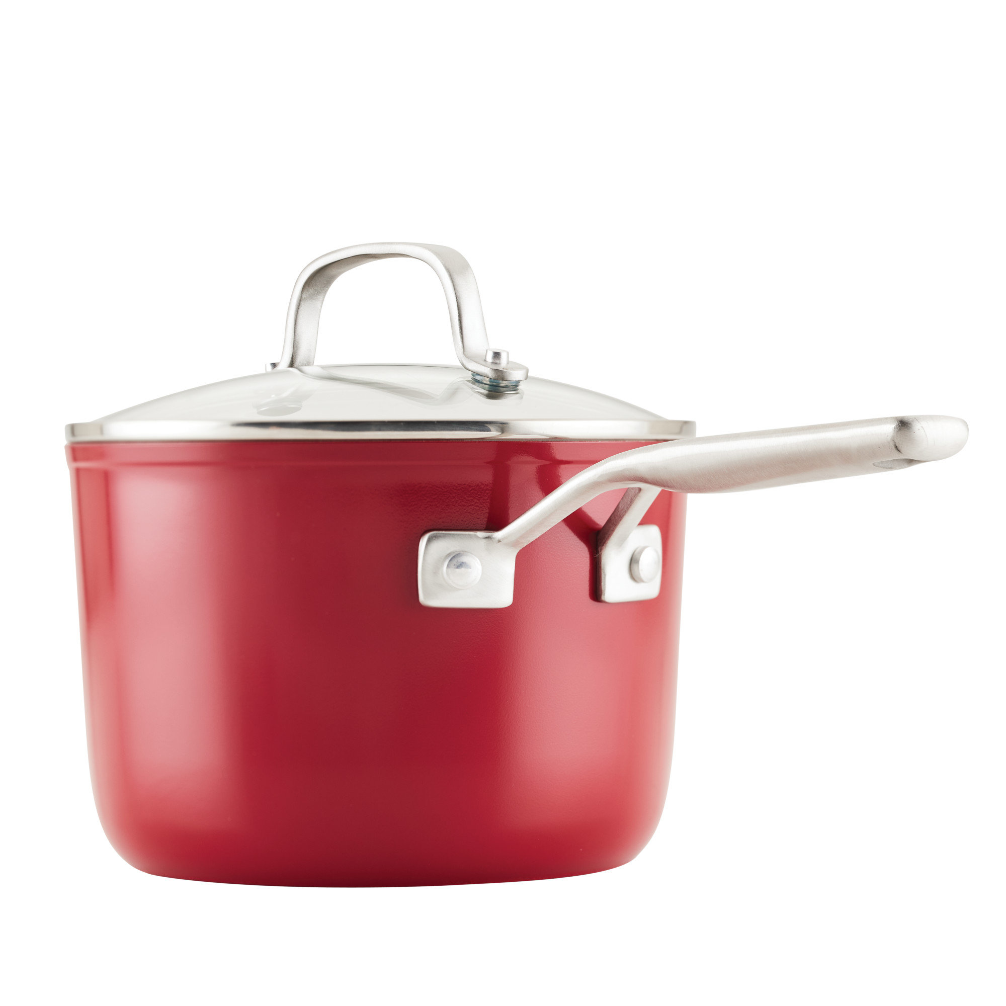 Kitchenaid Hard Anodized Ceramic Nonstick 3 Quart Cookware Sauce Pan