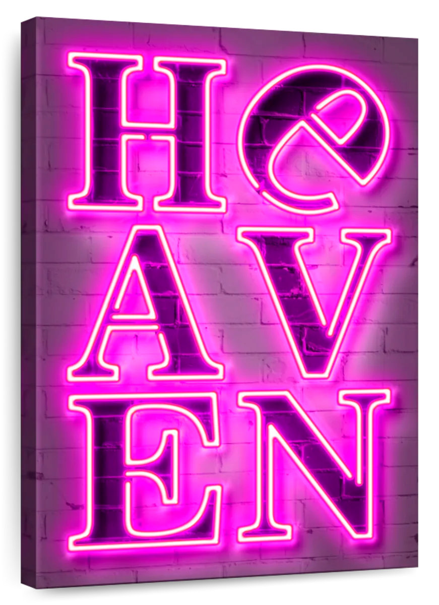 Trinx Kema Neon Heaven Wall Sign | Wayfair