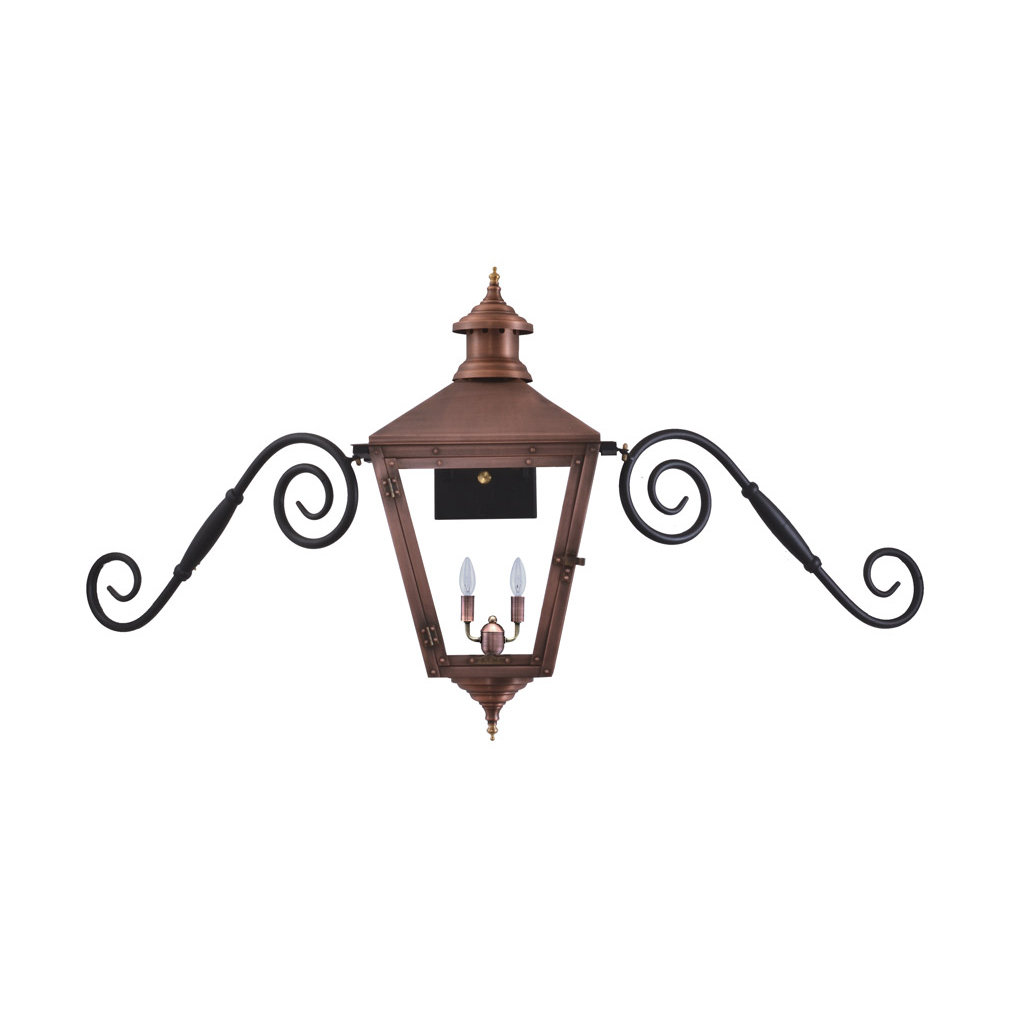 Red Barrel Studio® Dyersville Plug-In Outdoor Lantern with Electric ...
