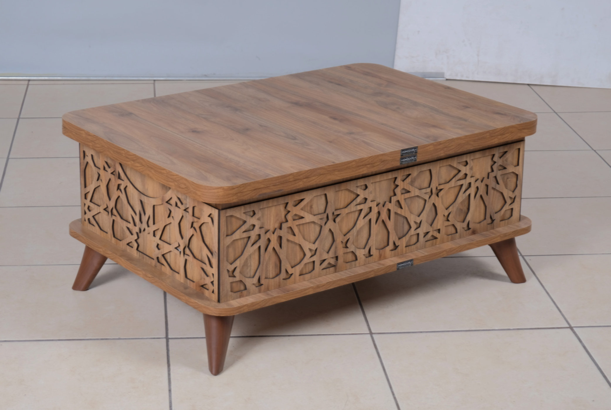 17 Stories Rio Smart Coffee Table For Living Room, Adjustable Height ...