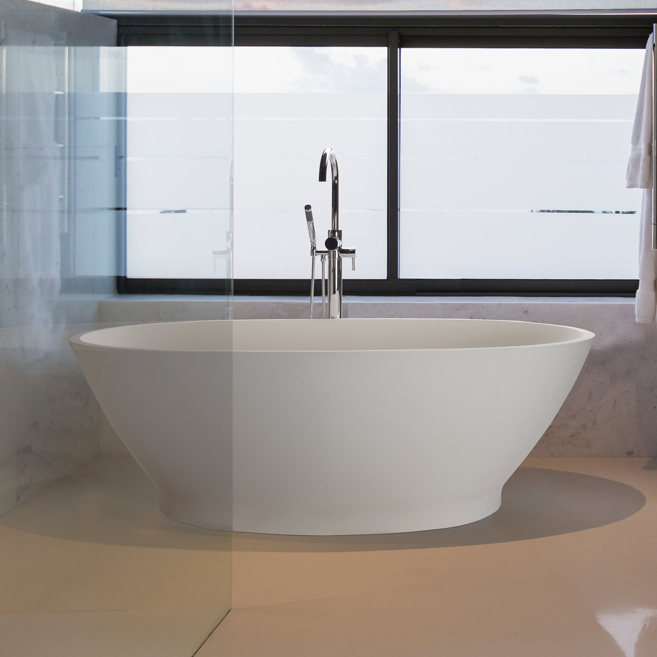 MTI Baths MTI Alissa 61.75" Freestanding Soaking Bathtub - Wayfair Canada