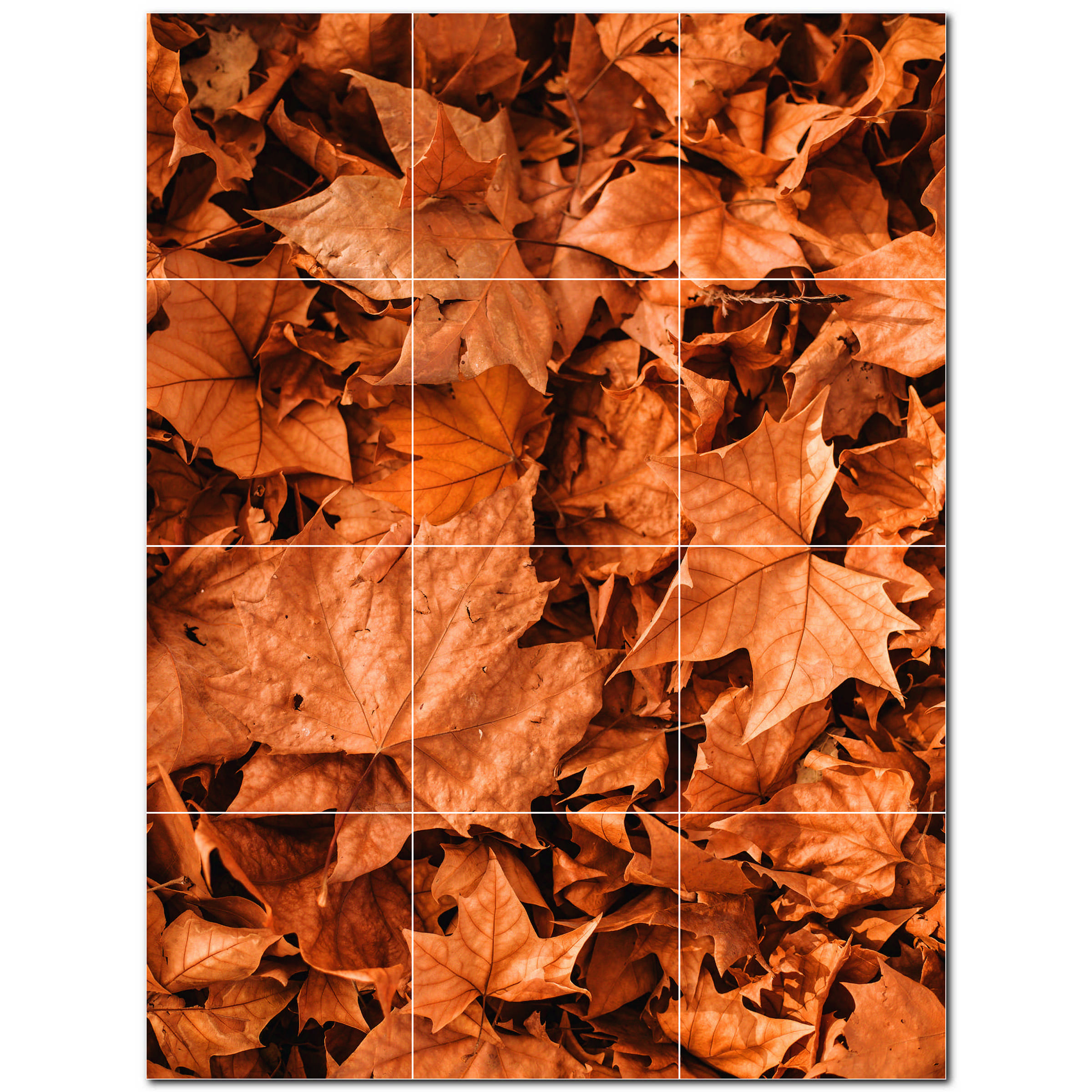 Picture-Tiles.com 36" x 48" Ceramic Autumn Photo Decorative Mural Tile ...
