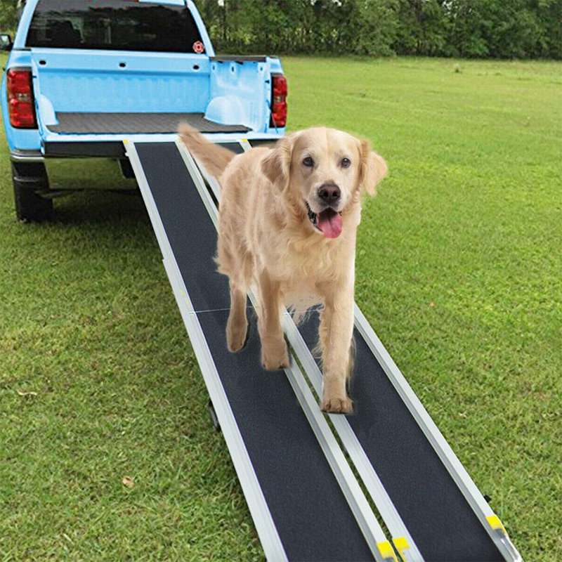 iYofe 7' Telescoping Aluminum Wheelchair Ramps for Doorways,Adjustable ...