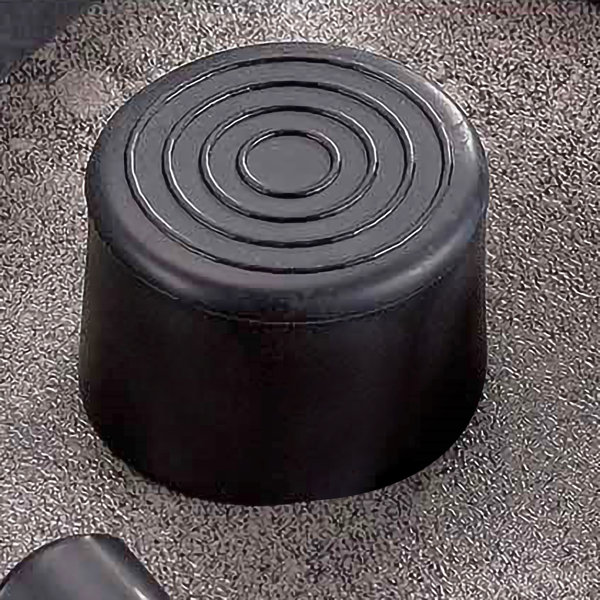 FixtureDisplays 15136 Cap 1 Inch Nominal Black Tube Cover End Rubber ...