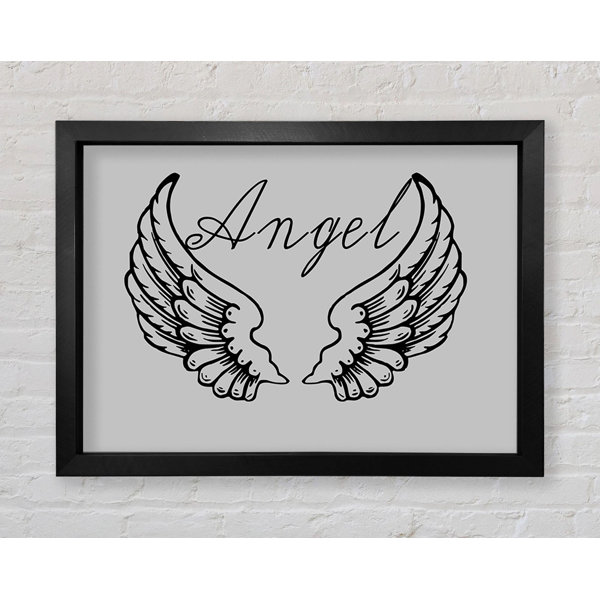 Bright Star Angel Wings 4 - Single Picture Frame Art Prints | Wayfair.co.uk
