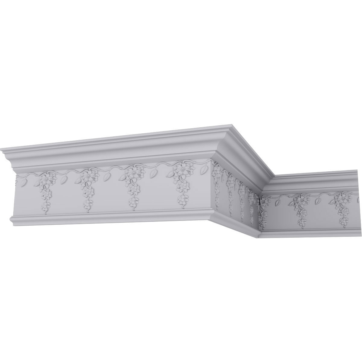 Ekena Millwork Flower Drop Crown Moulding Sample | Wayfair