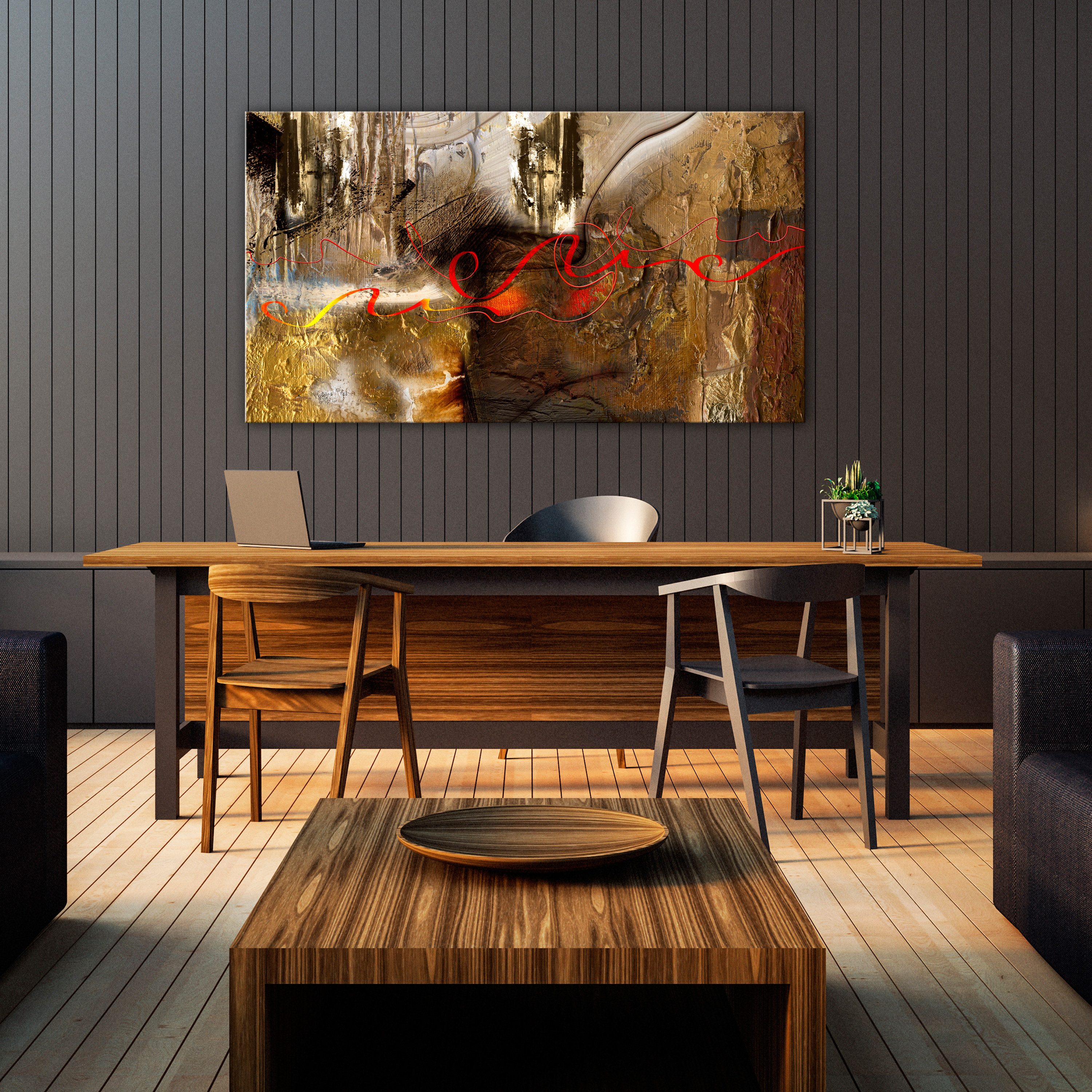 Artgeist Mysterious Shadow Wall Art on Canvas | Wayfair.co.uk