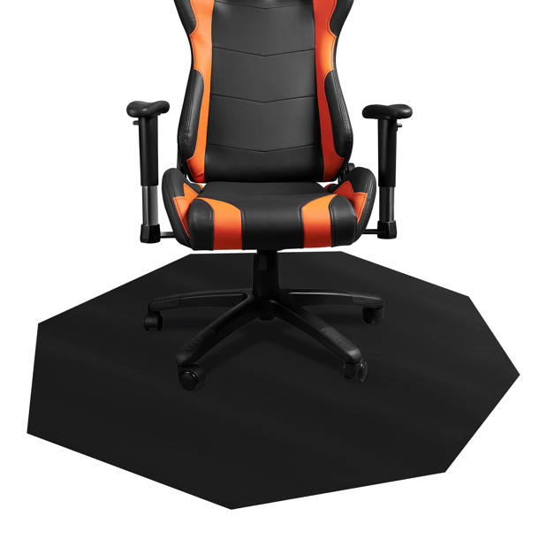 Lorell Straight Rectangle Water Resistant Chair Mat with Straight Edge ...
