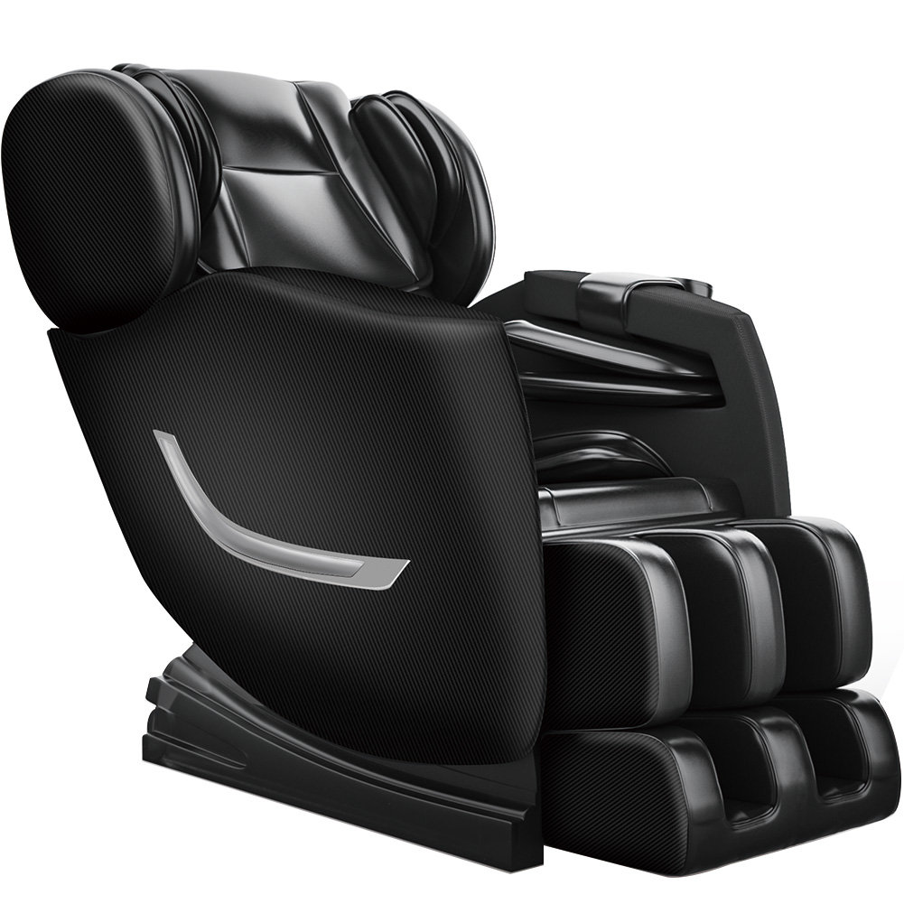 Inbox Zero Faux Leather Power Reclining Heated Massage Chair & Reviews ...